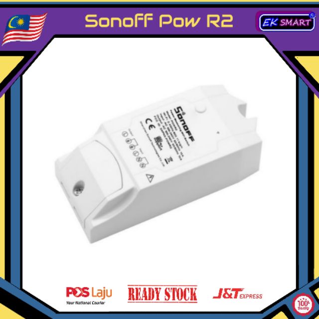 Sonoff Pow R2 WiFi Smart Power Monir Overload Protection Voice Control ...