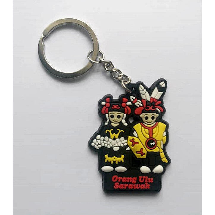 SARAWAK Rubber and Metal Key-Chain (Souvenir) | Shopee Malaysia