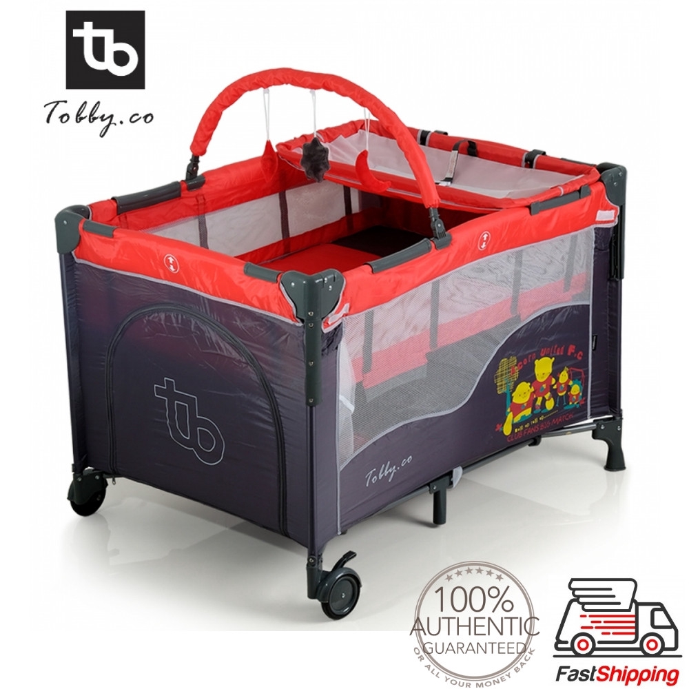 Tobby.co by My Dear Baby Playpen 26066 With Detachable Toys Bar, Diaper ...