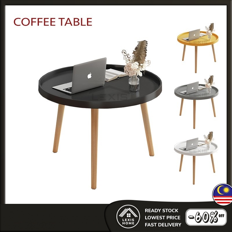 LEXIS Round Tray Designed Coffee Table Side Table Nordic Modern Style ...