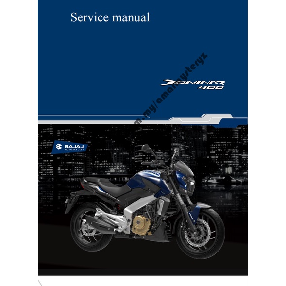 Modenas Bajaj Dominar 400 2017 - 2020 Workshop Repair Service Manual ...