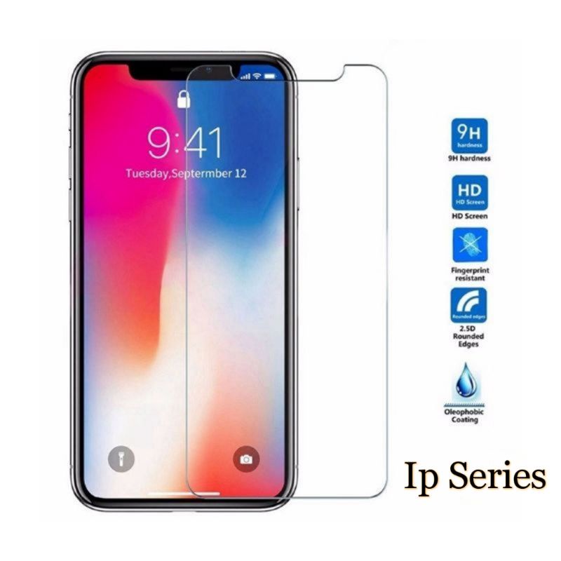 Clear Tempered Glass Ip 6s 6 Plus Se 7 Plus 8 Plus XR X Xs Max 11 Pro ...
