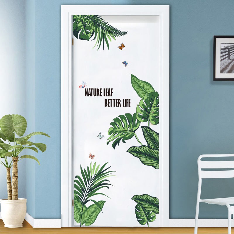 Kreativiti Personaliti Gaya Nordic Bilik Tidur Pintu Bilik Pelekat Sewa ...