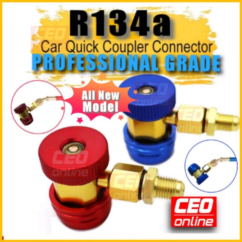 CEO 🇲🇾 PROFESSIONAL GRADE R134a Car A/C Air Conditioning Quick Coupler ...