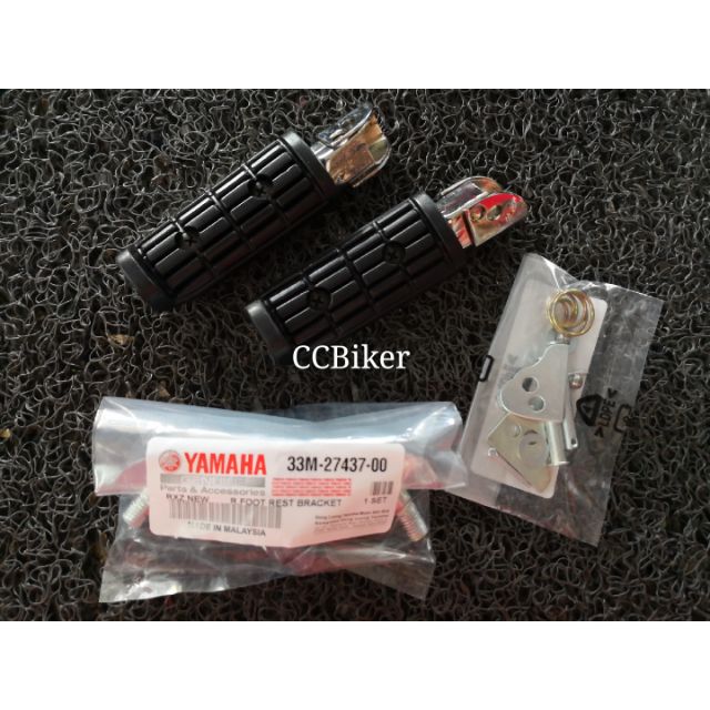Yamaha RXZ Rear footrest with Bracket / Stand Belakang Original ...
