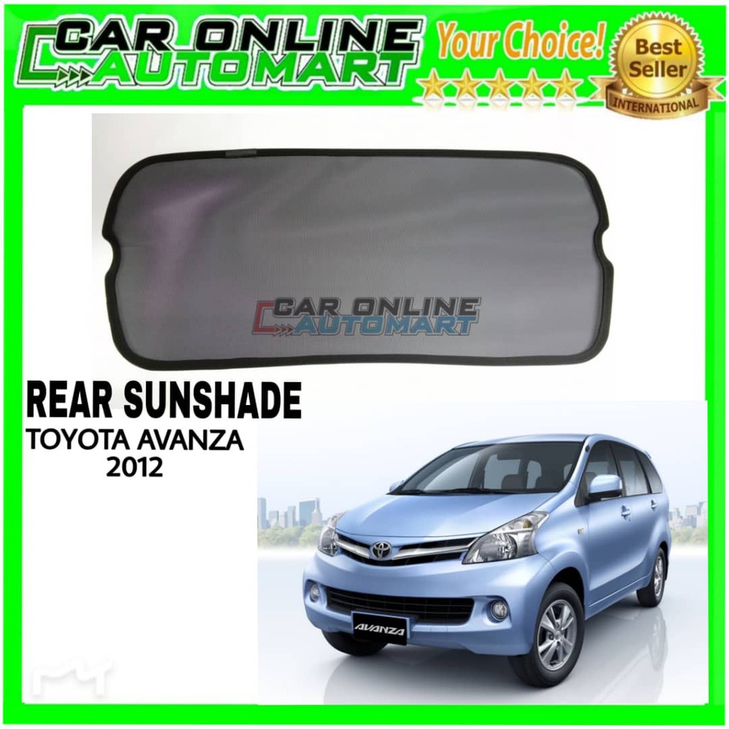 Proshade Custom Fit OEM REAR Sunshades for Toyota Avanza 2004-2010 ...