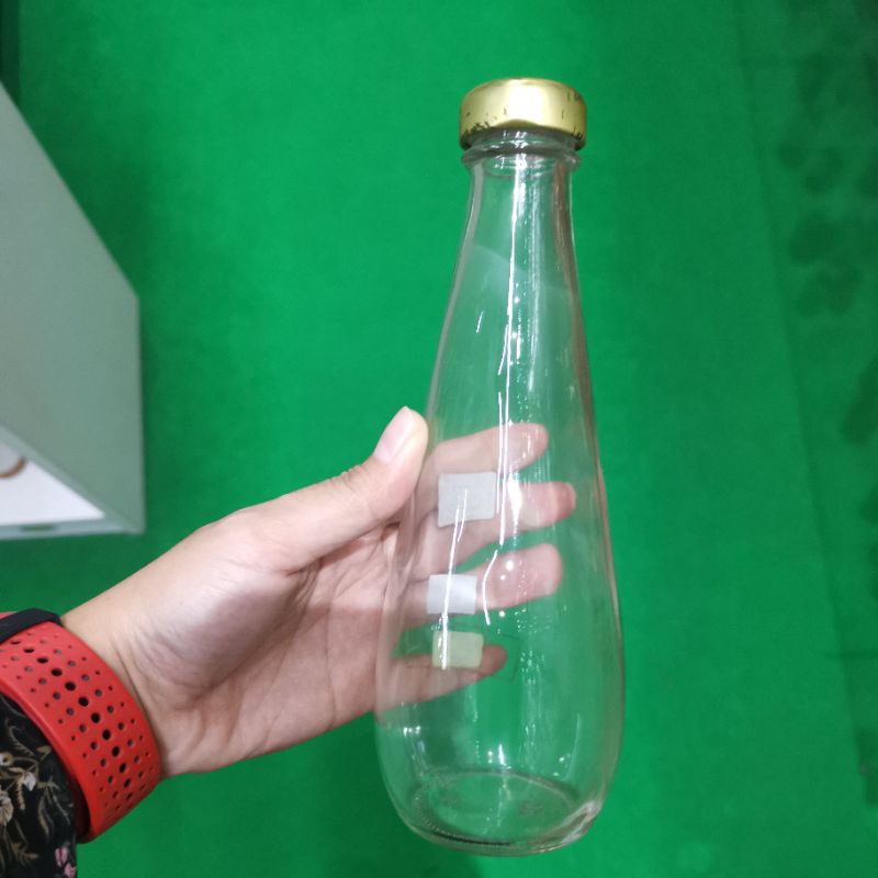 BOTOL KACA MADU /BOTOL KACA KOSONG 350ML / BOTOL KACA ISI SOS | Shopee ...