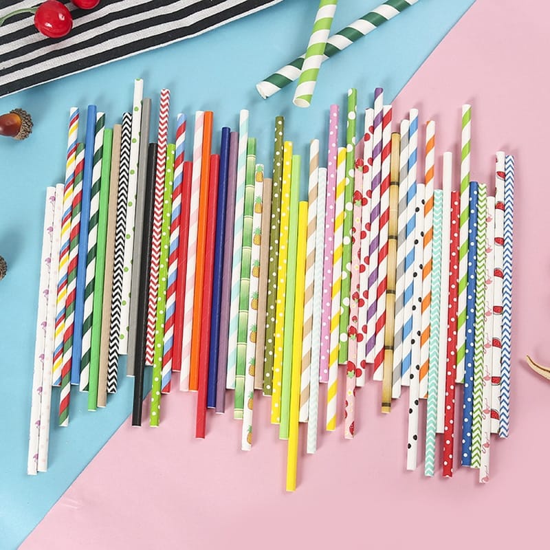 Paper Straws/Party Straws/Colour Straws/Recyclable Straws 100% ...