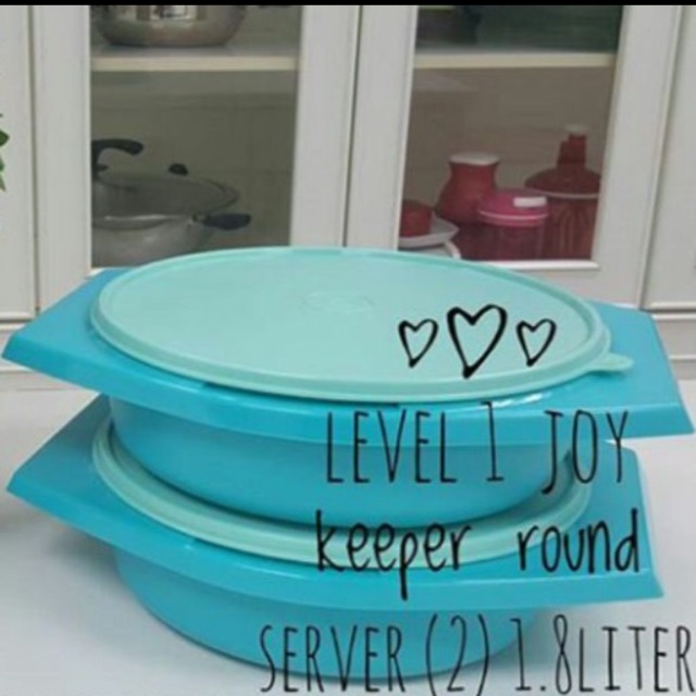 Tupperware Joy Keeper 1.8Liter (2pcs) | Shopee Malaysia