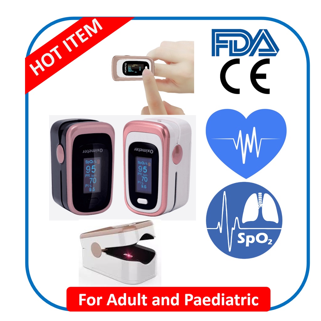 Finger Pulse Oximeter, Model: M170 (FREE 2x AAA Batteries) | Shopee ...
