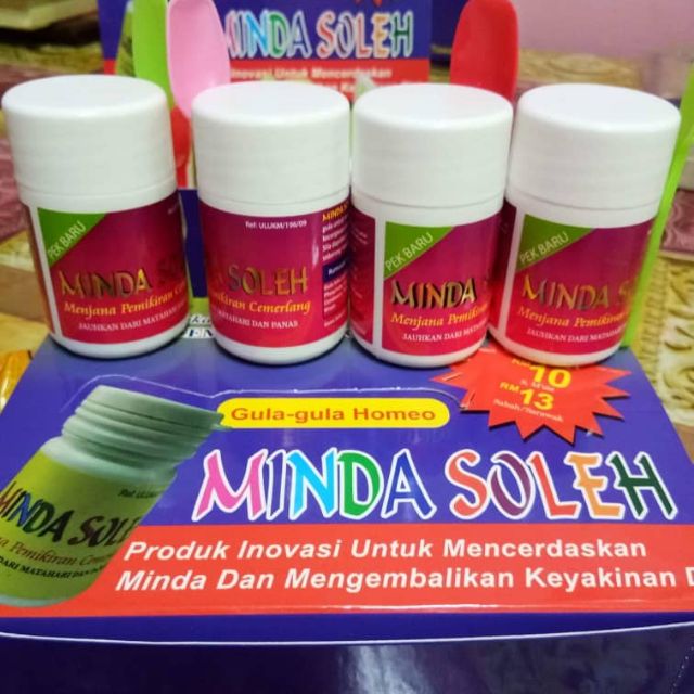 MINDA SOLEH GULA2 IQ🔮 (kandungan 100biji) | Shopee Malaysia