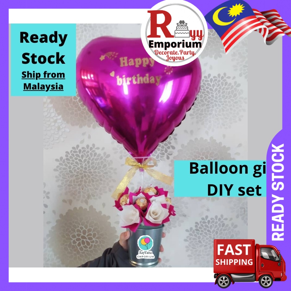 Balloon party set DIY | Design it yourself | Surprise balloon DIY Set ...