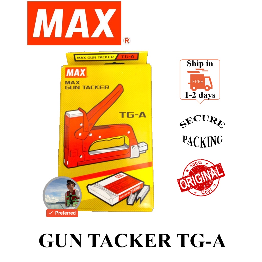 Max Gun Tacker TGA (ORIGINAL / READY STOCK) | Shopee Malaysia