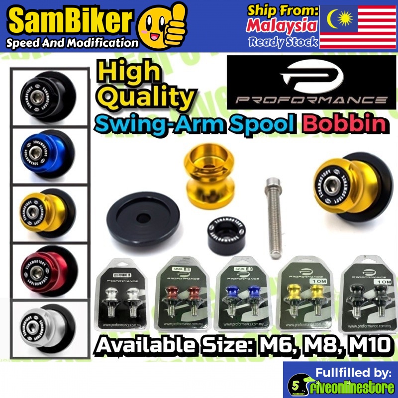 Proformance Swing Arm Spool Bobbin M6 M8 M10 Quality Superbike ...