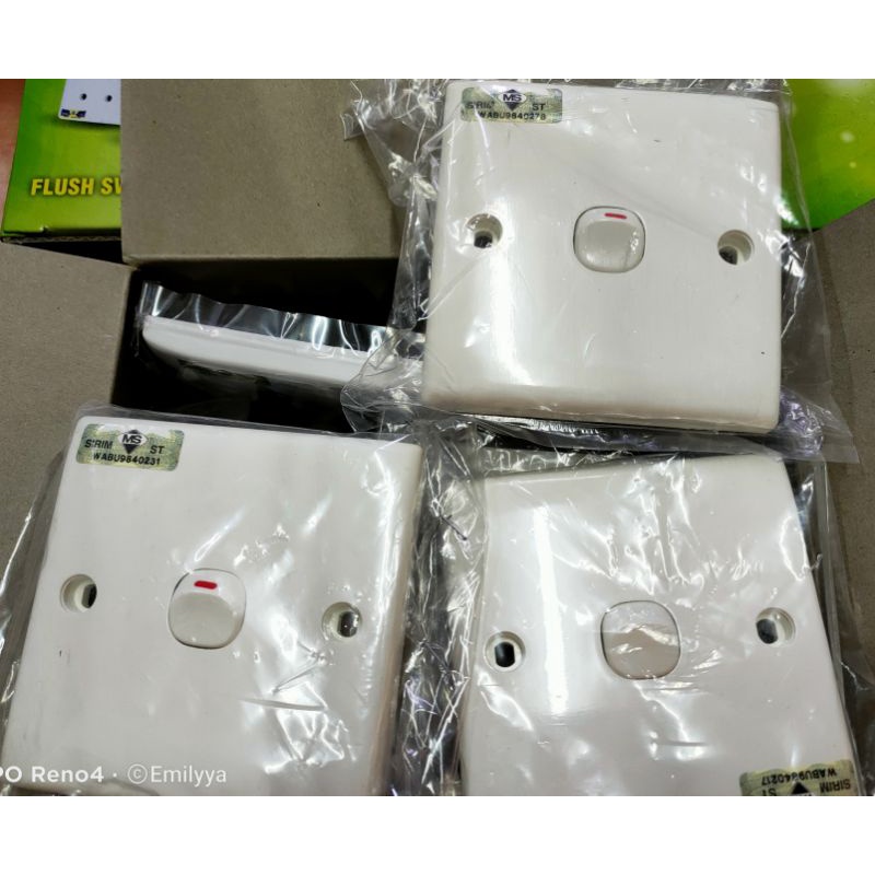 Suis 1 gang / 1 gang switch 250V sirim | Shopee Malaysia