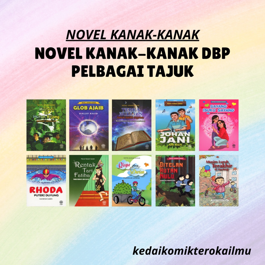 DBP - Novel Kanak kanak DBP | novel sekolah rendah | buku cerita ...
