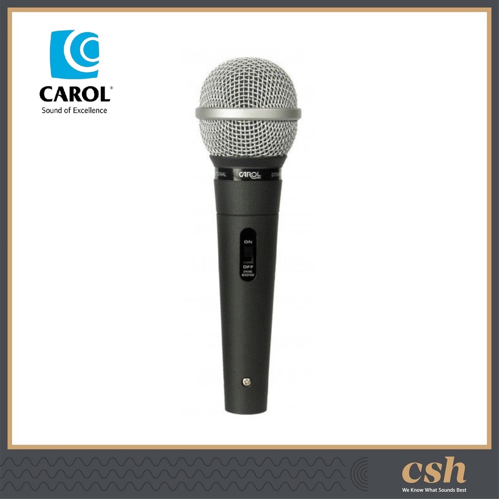 CAROL GS55 Wired Dynamic Microphone For Karaoke Singing / Speech ...