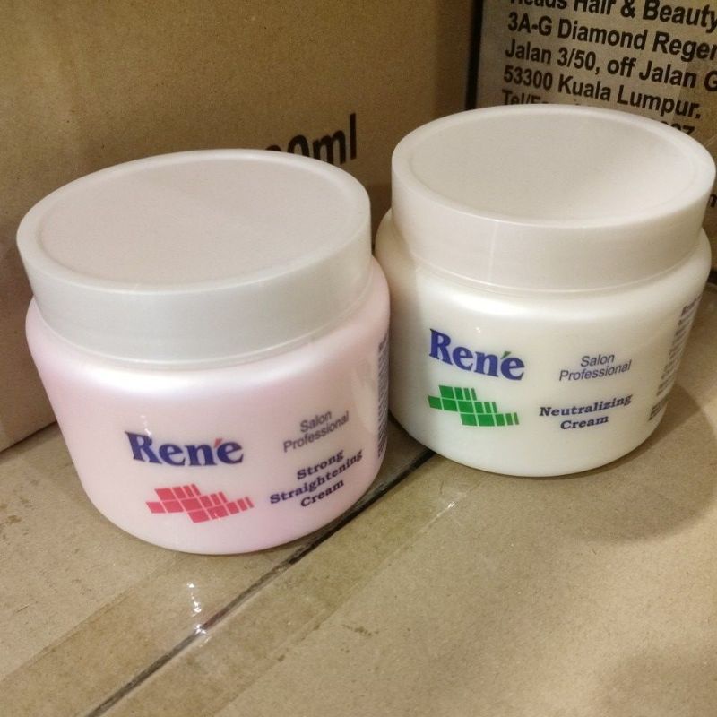 Rene Straightening Cream Set A+b (500ml) | Shopee Malaysia