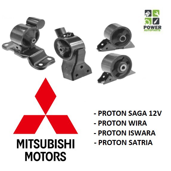 ENGINE MOUNTING SET MMC FOR PROTON SAGA 12V , WIRA , ISWARA , PERDANA , PERSONA , GEN2 , WAJA ...