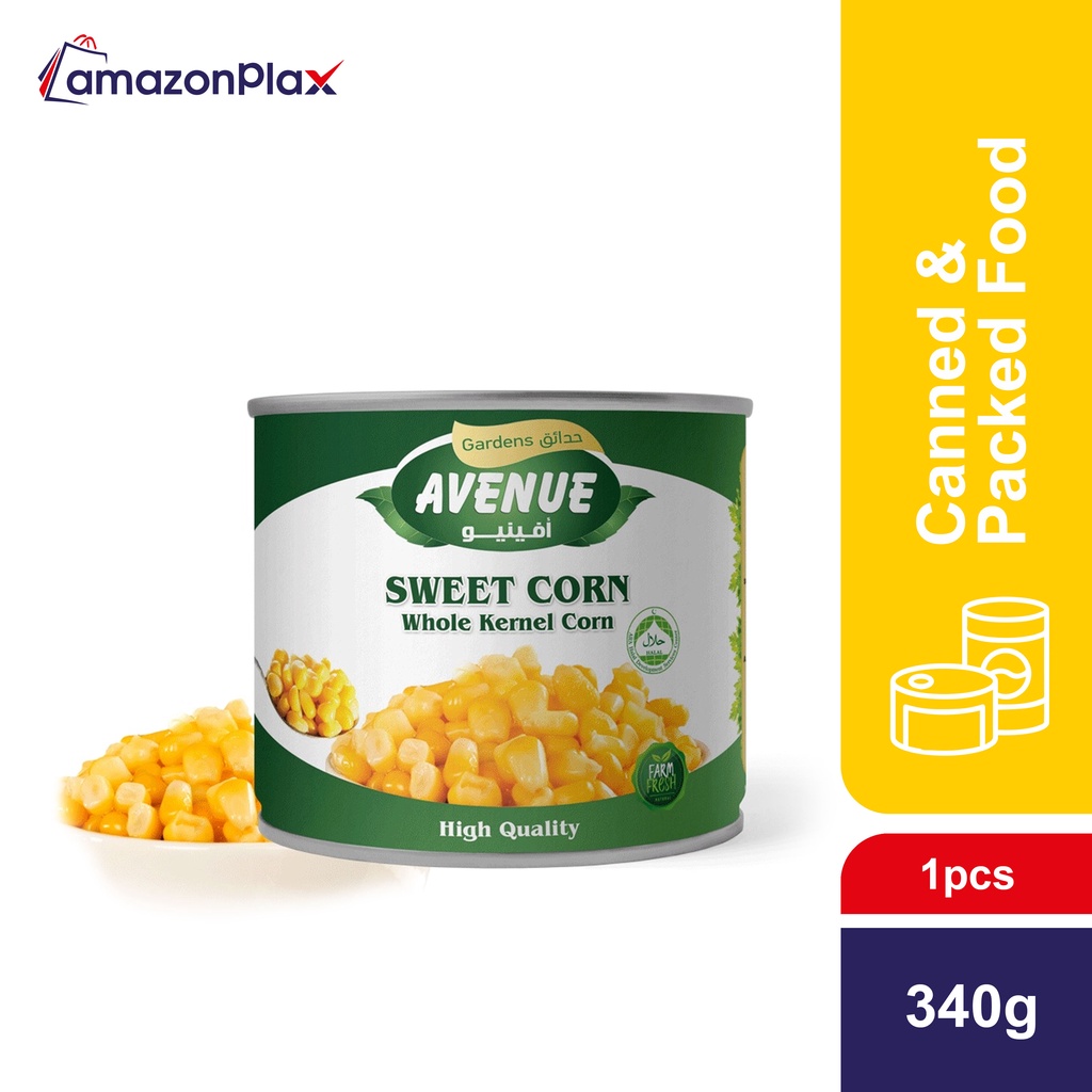 Avenue Gardens Sweet Corn 340g ( Whole Kernel ) ذرة حلوة حبة كاملة | Shopee Malaysia