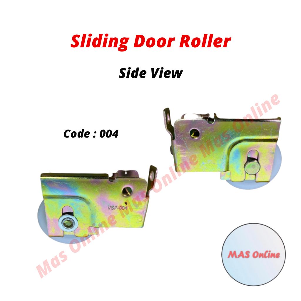 004 Sliding Door Roller (Free Screw) Roda Adjustable Roda Pintu ...