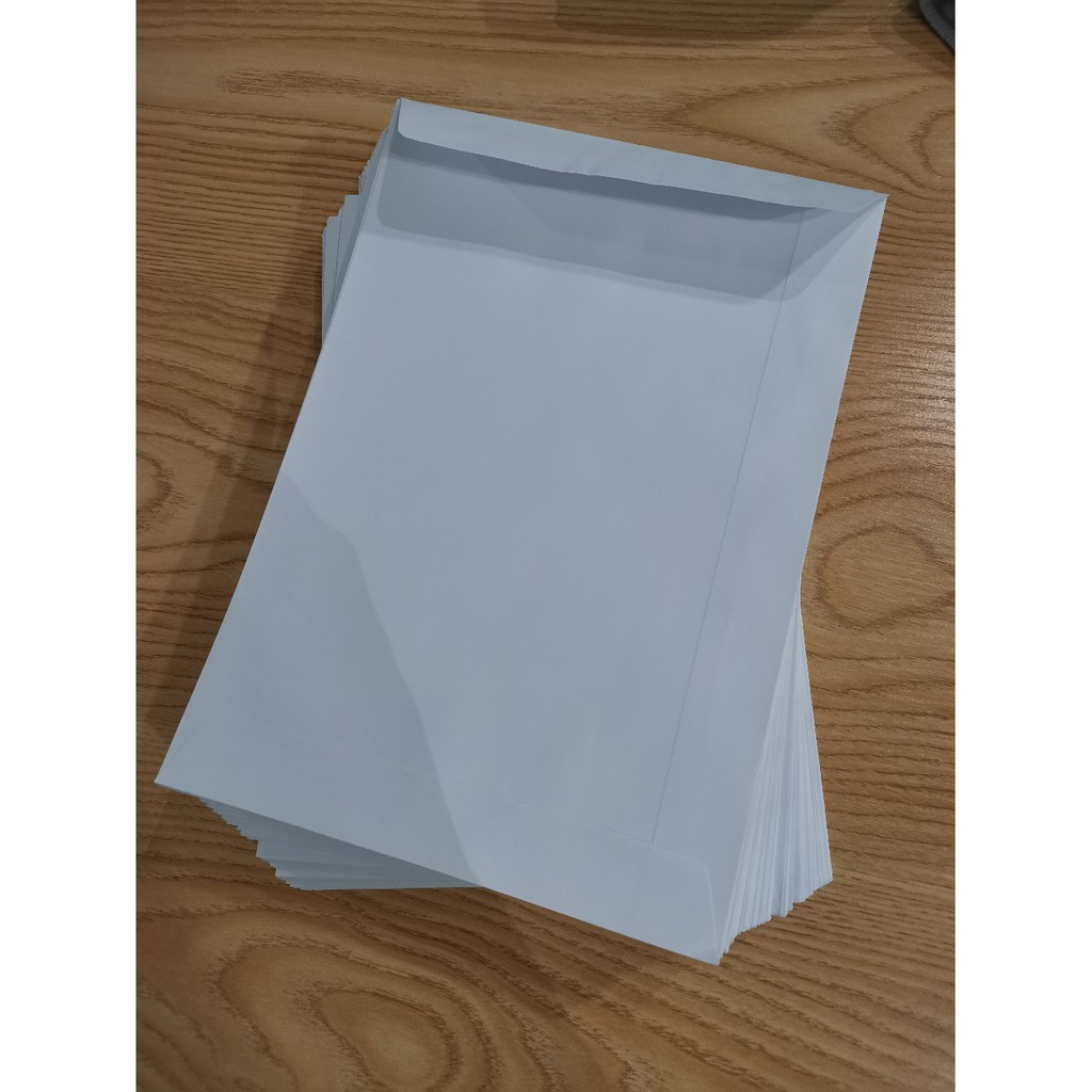 ENVELOPE/ SAMPUL SURAT PUTIH 7” X 10 1PCS/ 1 BOX 500PCS | Shopee Malaysia