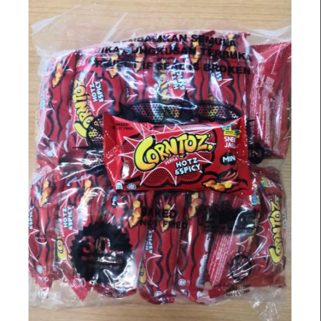 Corntoz Mini Hotz & Spicy 15g × 30 | Shopee Malaysia