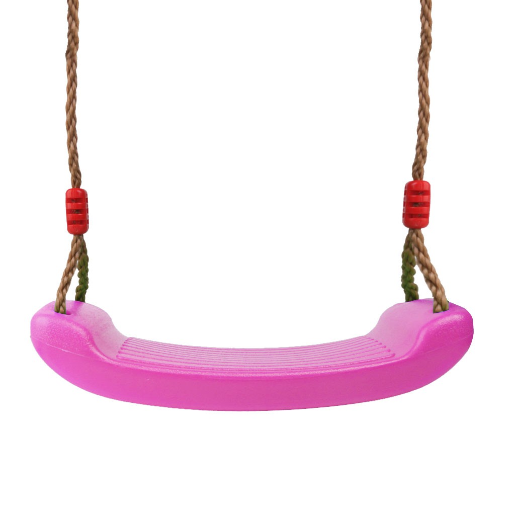 [ChiwanjifcMY] Outdoor Swing Set 4CM Thick Seat with Adjustable Ropes ...