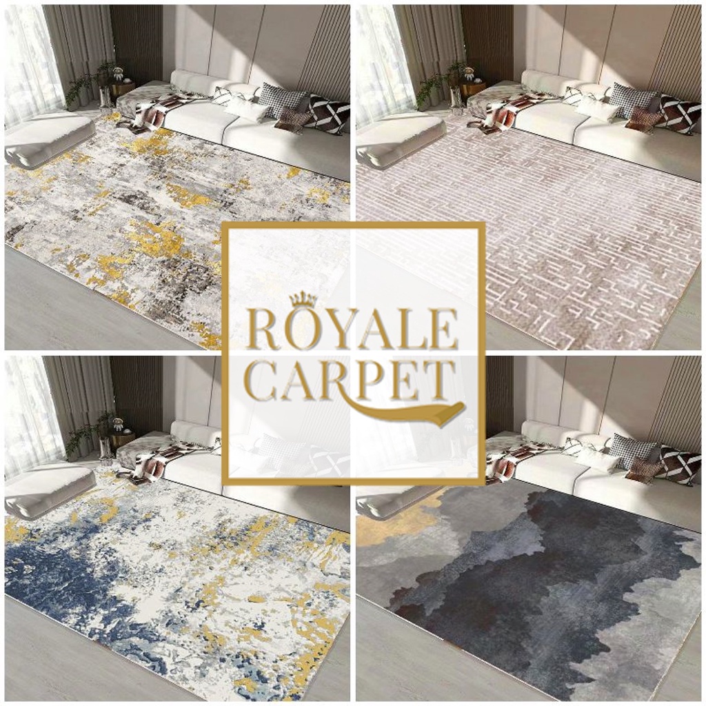 ROYALE CARPET Nordic Modern Scandinavian Carpet Karpet Velvet Design ...