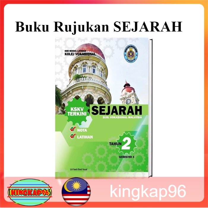 READY STOCK!!! Buku Rujukan Sejarah Vokasional Siri Modul Latihan Kolej Vokasional: Sejarah ...