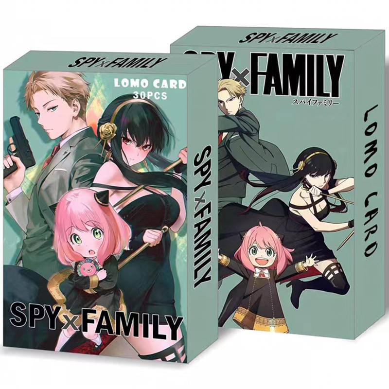 30Pcs/Pack SPYxFAMILY Loid Forger Anya Forger Yor Forger Lomo Cards ...