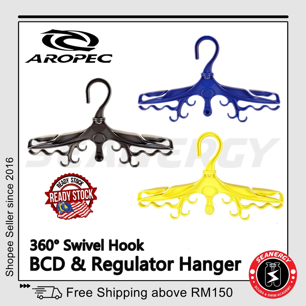 Aropec Multi Purpose BCD Hanger Regulator Hanger for Scuba Diving ...