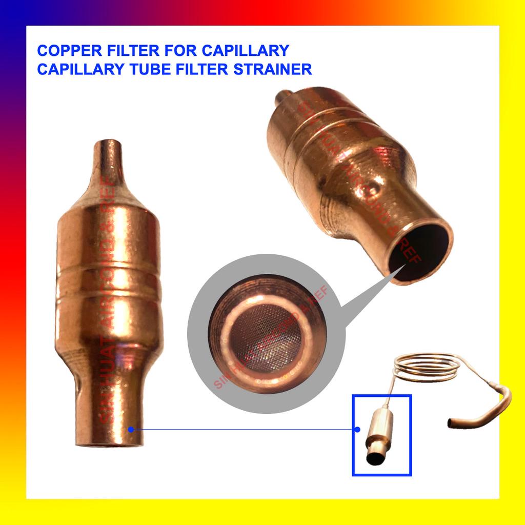 AIRCOND CAPILLARY FILTER STRAINER COPPER FILTER DRIER REFRIGERATOR ...