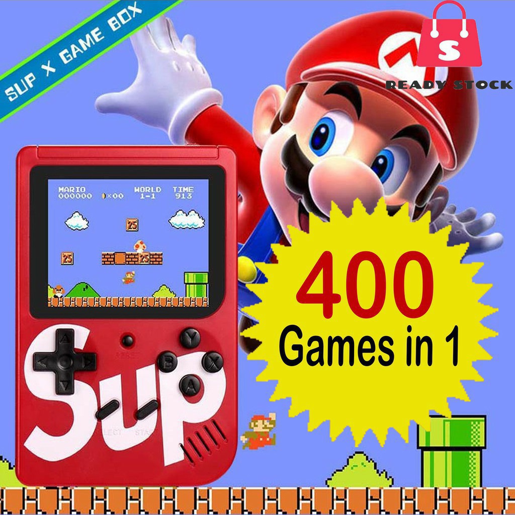 🔥 Ready Stock 🔥 Sup 400 in1 Portable Video Handheld Game Console Retro ...