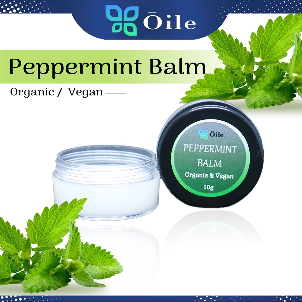 PEPPERMINT BALM 10g Headache Stuffy Nose Anti Itch Sinus Cooling Sakit ...