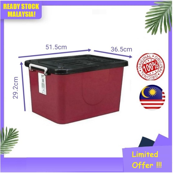 [Ready Stock] Century Storage Box 12L / 33L / 35L / 50L / 65L / 80L ...