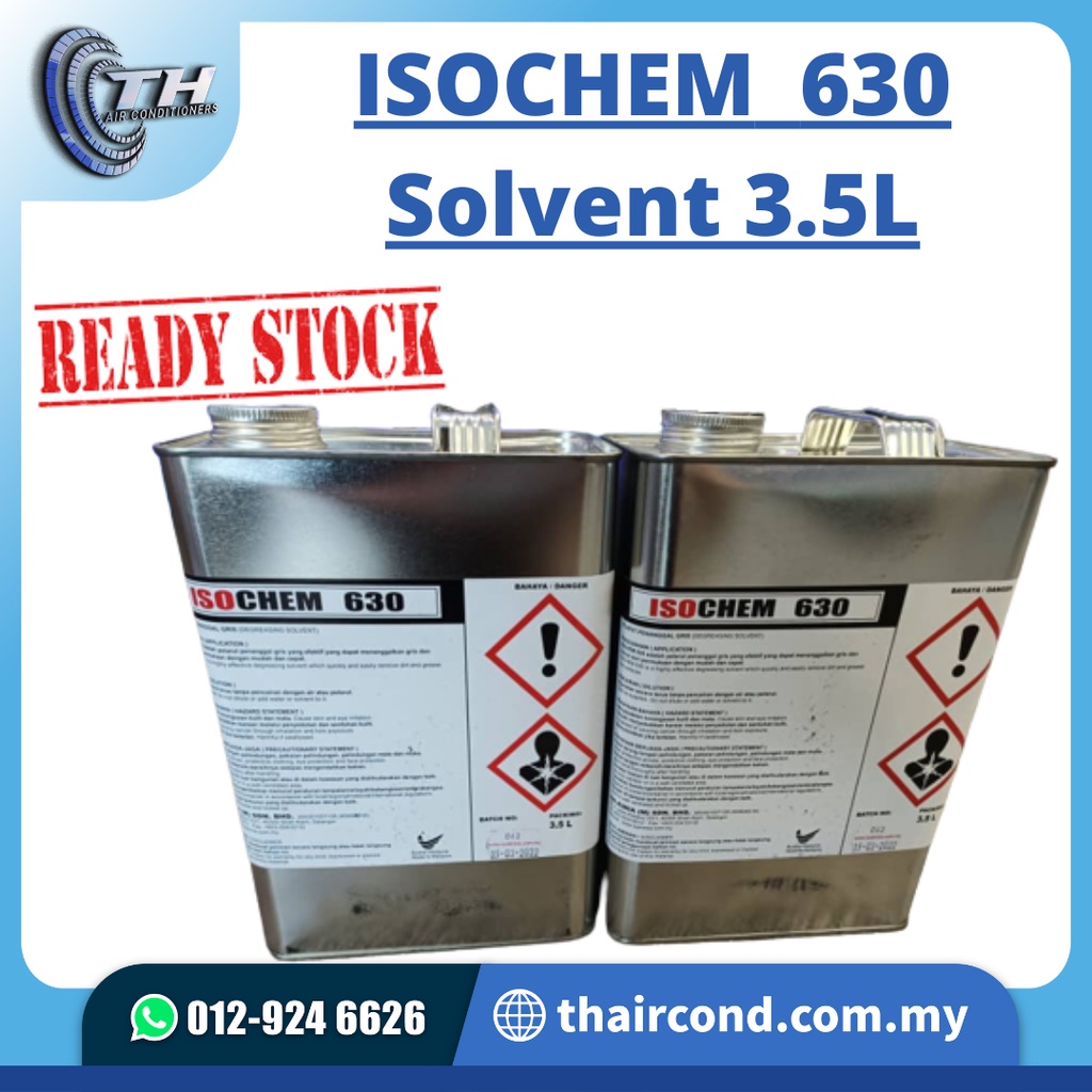 Coil Cleaner Solvent ISOCHEM 630 3.5L | Shopee Malaysia