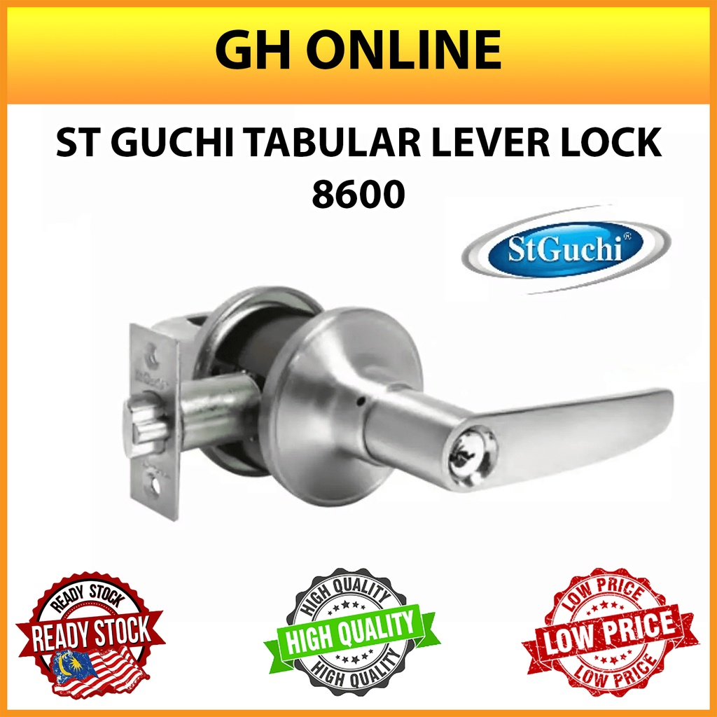 LEVER LOCK ST GUCHI TABULAR LEVER LOCK 8600 门锁 KINCI PINTU ST GUCHI ...