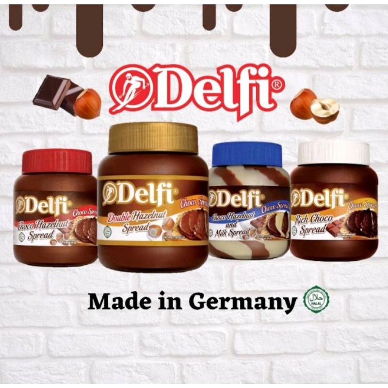 Delfi Choco Spread - Assorted Flavor 350g | Shopee Malaysia