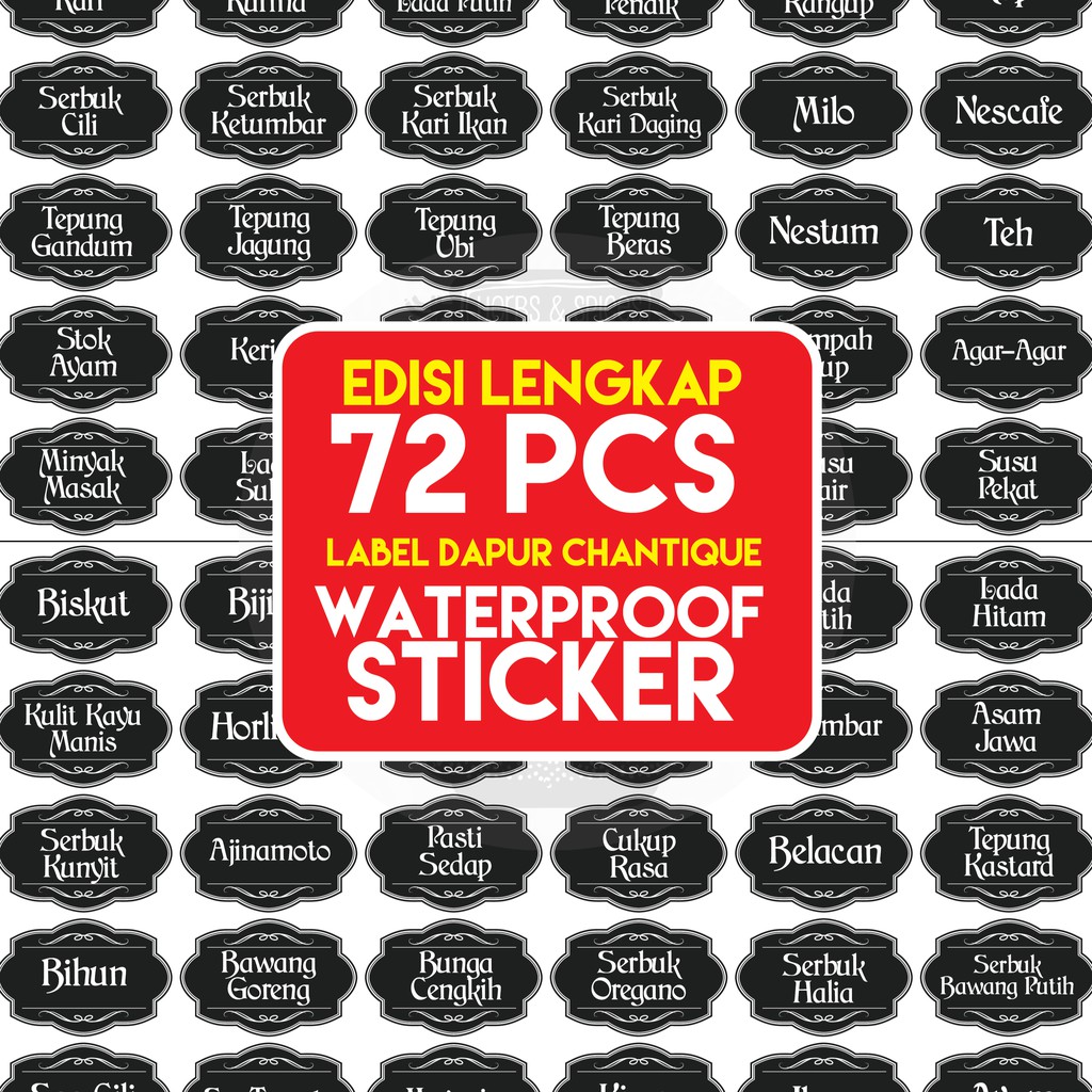 Sticker Dapur Hot🔥🔥🔥 004 | Shopee Malaysia
