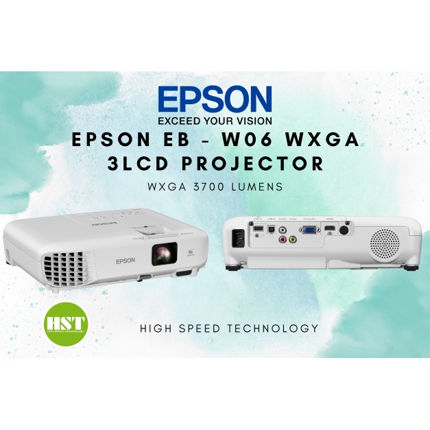 Epson EB-W06 WXGA 3LCD Projector | Shopee Malaysia