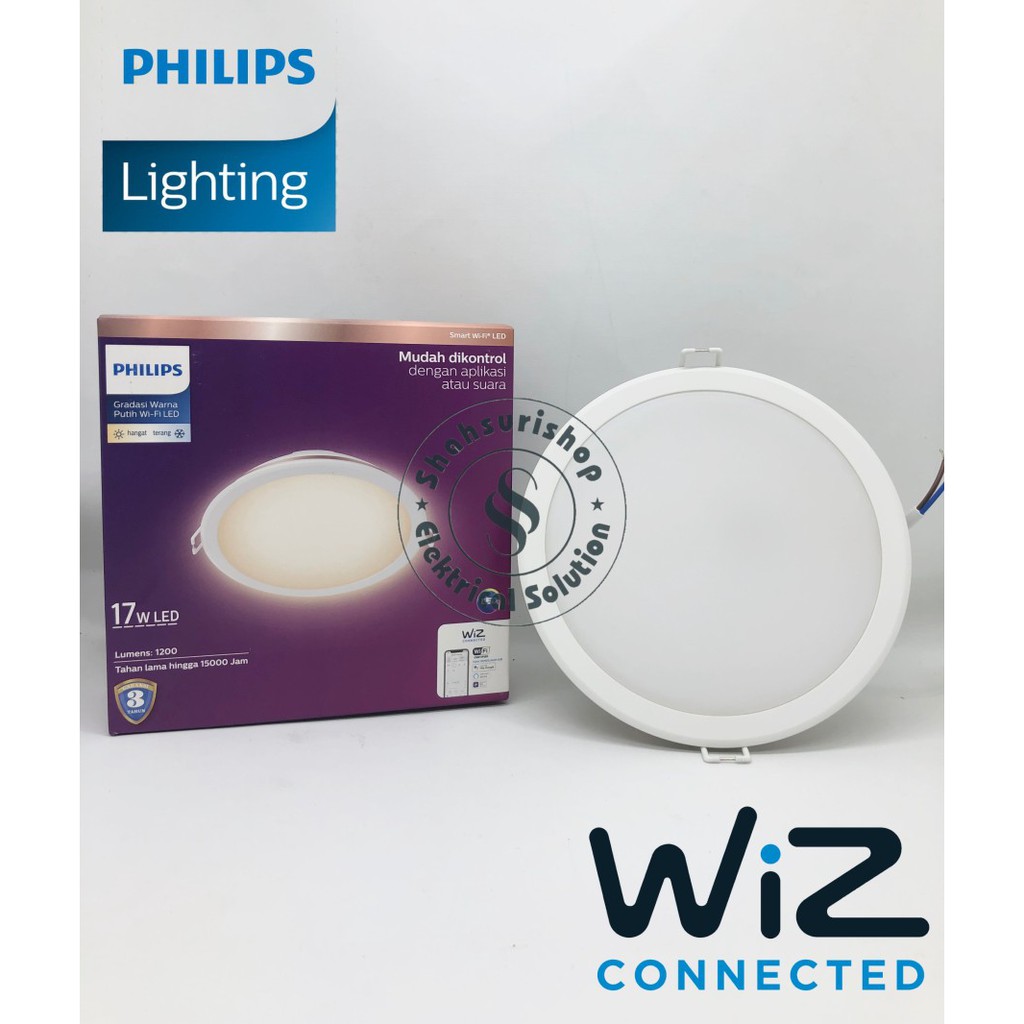 PHILIPS DOWNLIGHT LED 17W 17 W WATT SMART WIFI TUNEABLE WHITE | Shopee ...