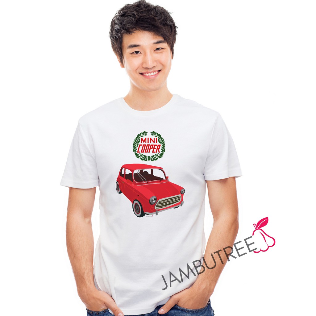 Jambutree Classic Mini Cooper Minor Kasik Kereta Vintage Graphic Unisex ...