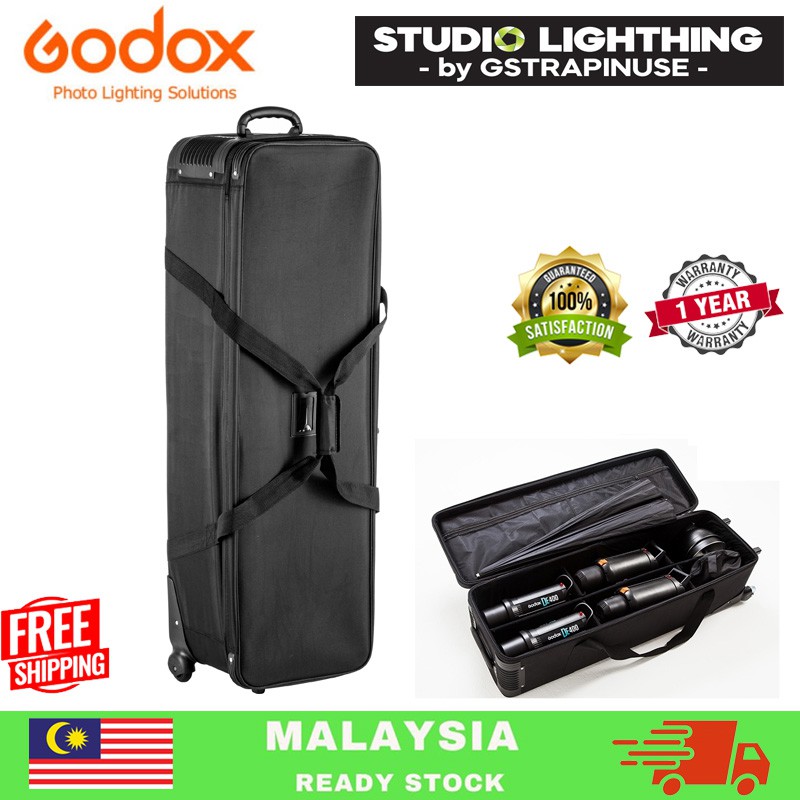 Godox CB-01 Professional Tripod Light Stand Flash Bag Monopod Trolley ...