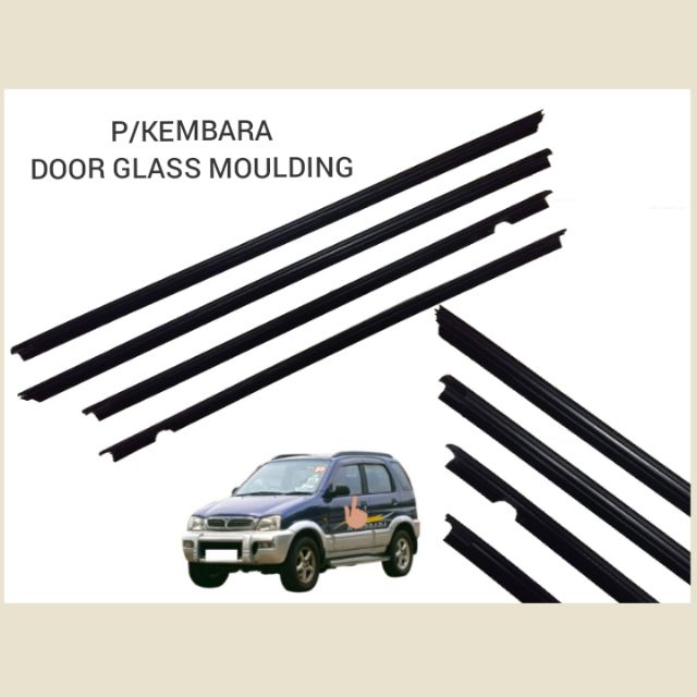 Perodua Kembara Door Glass Moulding(1Car 4pcs to choose) | Shopee Malaysia