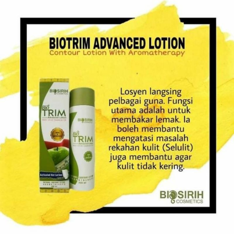 BioTrim Advanced Lotion | Shopee Malaysia