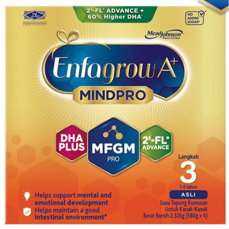 Enfagrow A+ Mindpro Step 3 Original 2.32KG EXP 12/2025 | Shopee Malaysia
