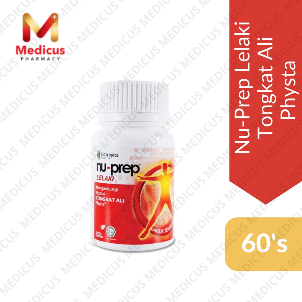 Nu-Prep Lelaki Tongkat Ali Physta 60's/2x60's (Exp: 04/2026) | Shopee Malaysia