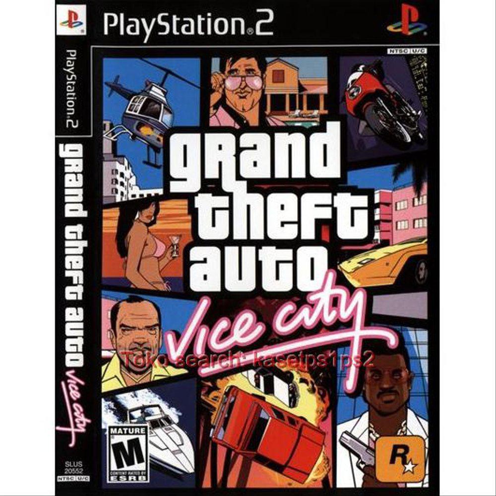 Gta Vice City - Cd Ps2 Cassette Ps2 Game Ps2 | Shopee Malaysia
