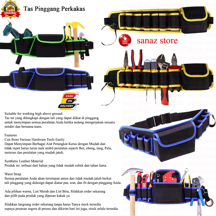 TOOL BAG STORAGE TOOL BAG | Toolkit technician tool waist bag | TOOL ...